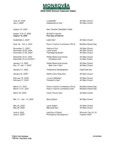 Monrovia Unified MUSD Calendar 25-26 [PDF] - EduCounty