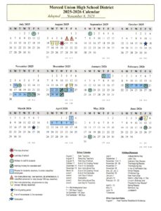 Merced Union High School District Calendar 25-26 [PDF] revised - EduCounty