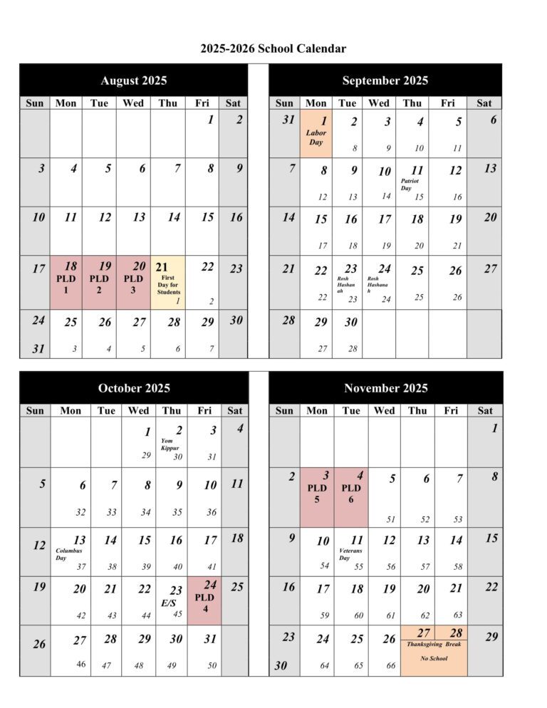 North Allegheny School District Calendar - EduCounty