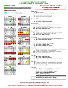 Rocklin Unified School Calendar 25-26 [PDF] revised - EduCounty