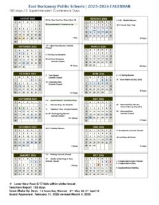 East Rockaway Public Schools Calendar 25-26 revised - EduCounty