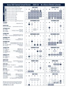 Gates Chili CSD Calendar 25-26 [PDF] revised - EduCounty