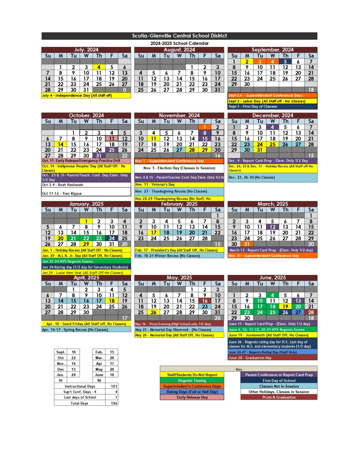 Scotia-Glenville Csd Calendar 25-26 revised [PDF] - EduCounty
