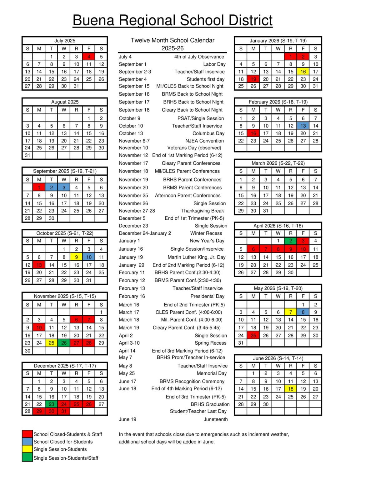 Buena Regional school district website Calendar 25-26 Revised [PDF ...