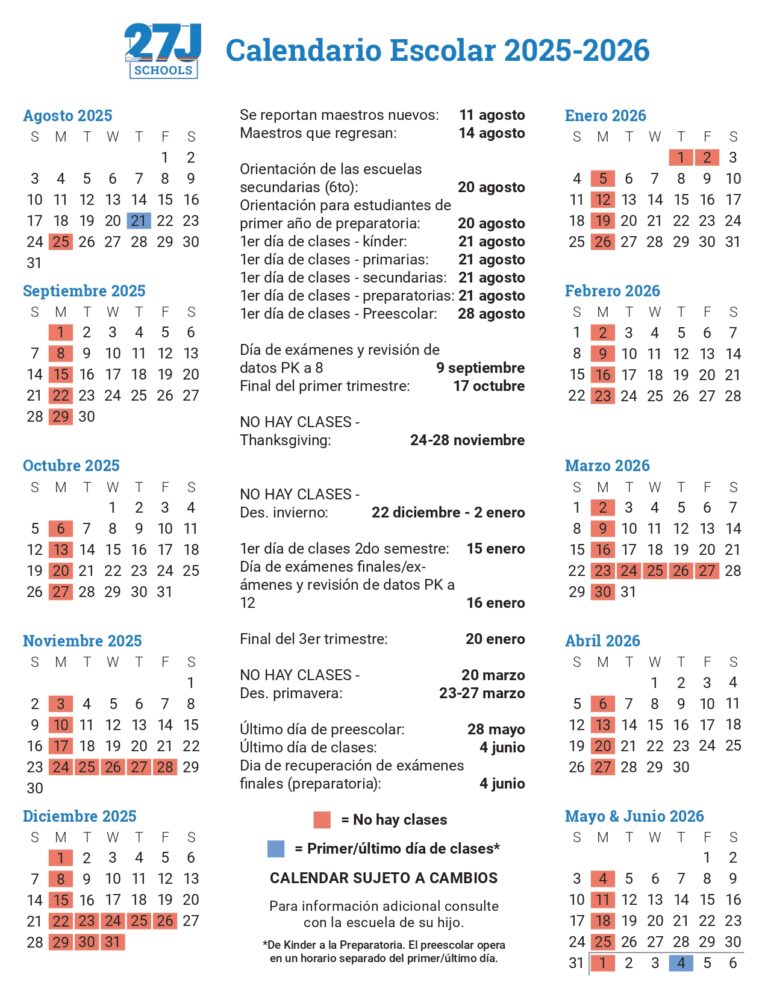 27J Schools Calendar 25-26 Revised [PDF] - EduCounty