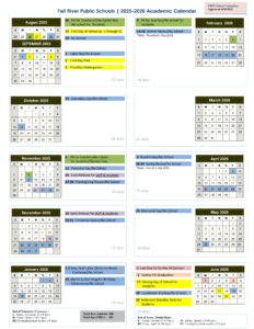 Fall River Public Schools Calendar 25-26 Revised [PDF] - EduCounty