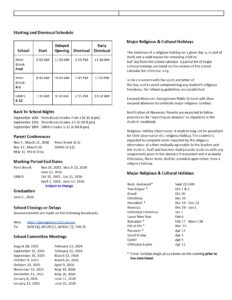 Georgetown Public Schools MA Calendar 25-26 Revised [PDF] - EduCounty