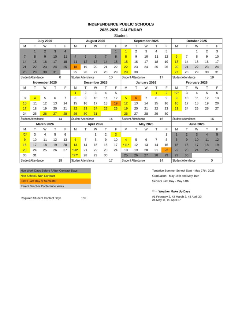 School Calendars - EduCounty