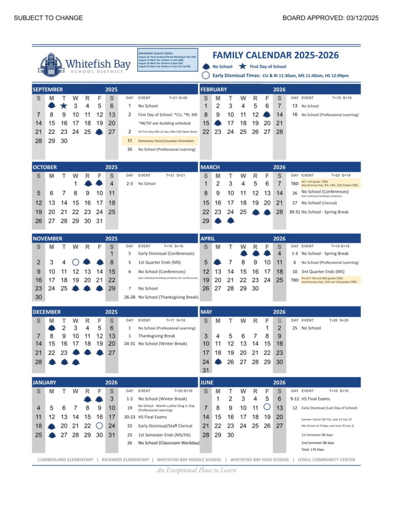 Milwaukee Public Schools Calendar 25-26 Revised [pdf] - EduCounty