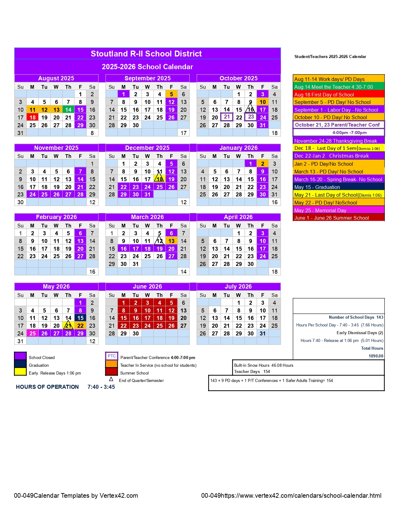 Stoutland schools mo Calendar 25-26 Revised [PDF] - EduCounty