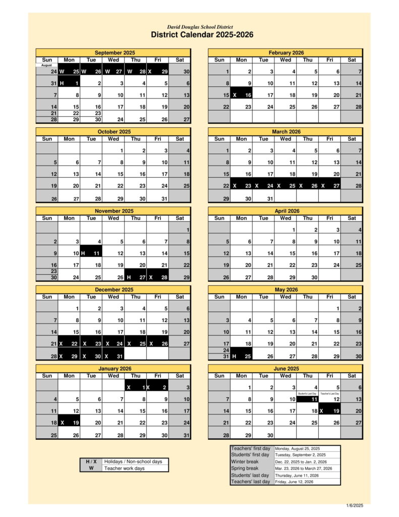 David Douglas School OR District 25-26 Revised [PDF] - EduCounty