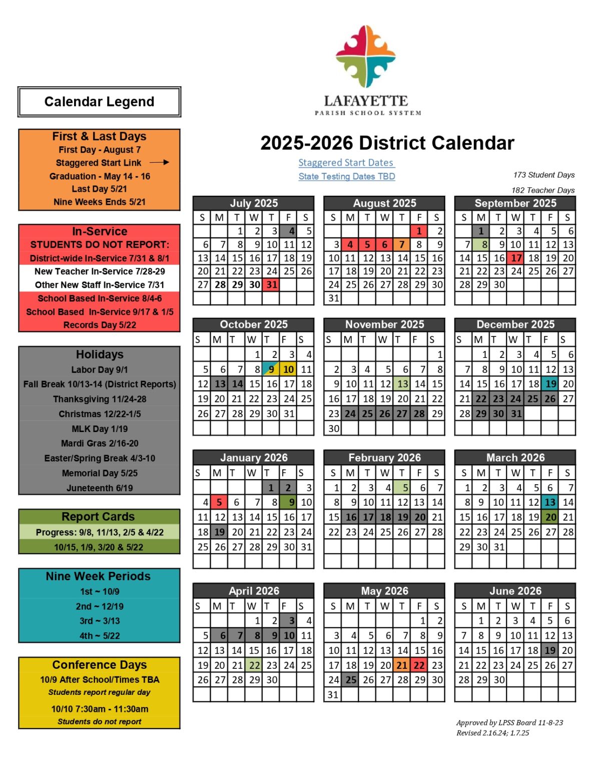 School Calendars - EduCounty